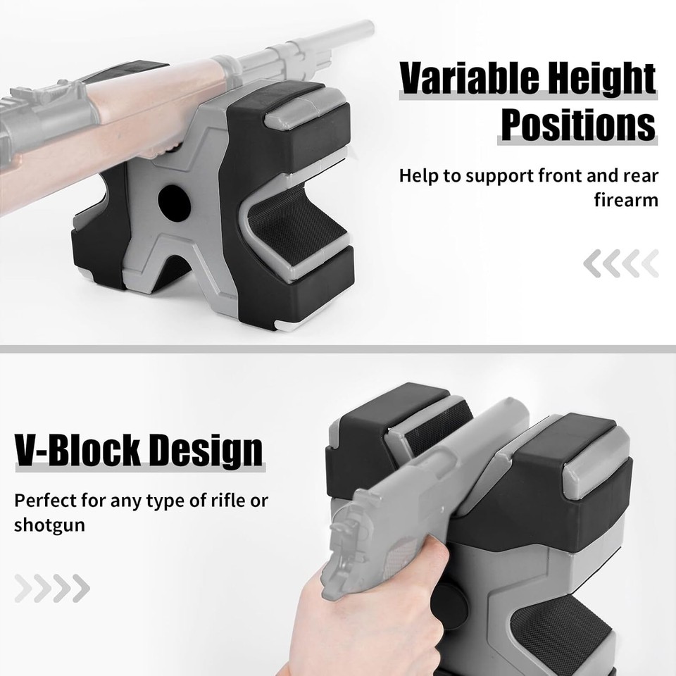 Shooting Rest Non-Slip Block Bench Rest for Rifle and Pistol,Shooting ...