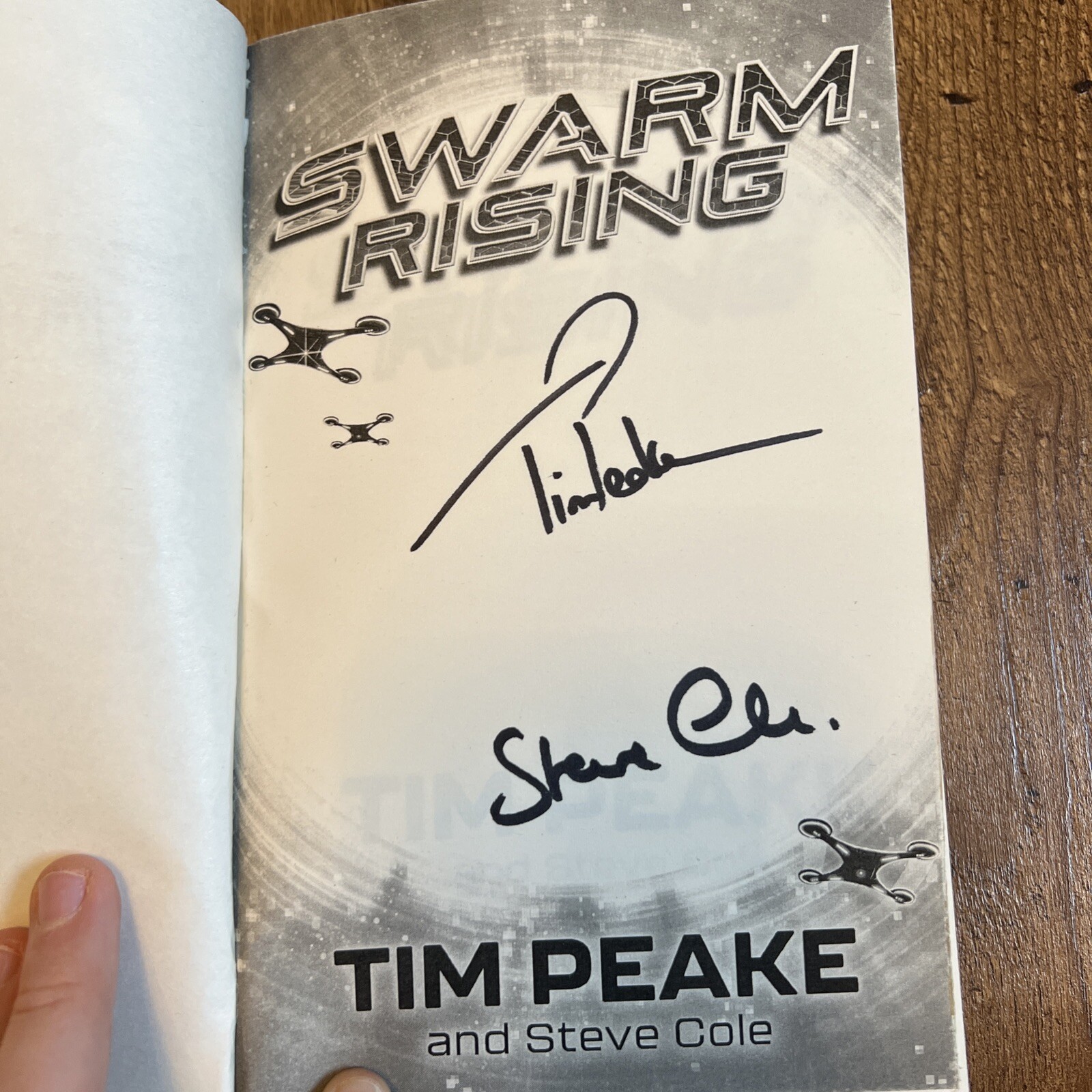 Signed Bookplate in Swarm Rising by Tim Peake & Steve Cole Hdbk 2021 ...