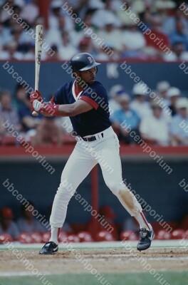 Ellis Burks Red Sox Baseball Original Jack Wallin 35mm Photo Slide A595 ...