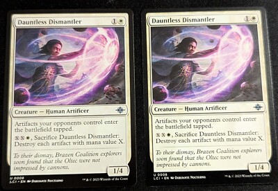 MTG - x2 Dauntless Dismantler - The Lost Caverns of Ixalan - Pack Fresh ...