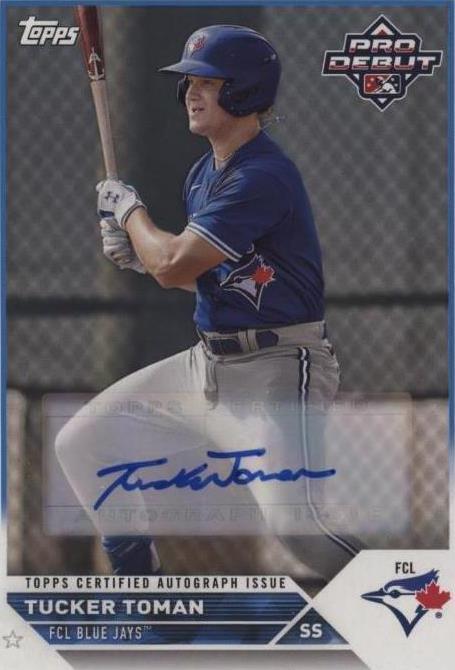 2023 Topps Pro Debut - Tucker Toman #PD-8 Autographs (AU, RC) for sale ...