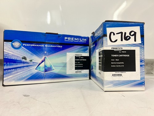 QTY 2 Premium Brother Toner Cartridges for Brother HL5140, 5170 ...