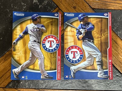 TEXAS RANGERS 2009 FATHEAD TRADEABLES REMOVABLES STICKERS HAMILTON ...