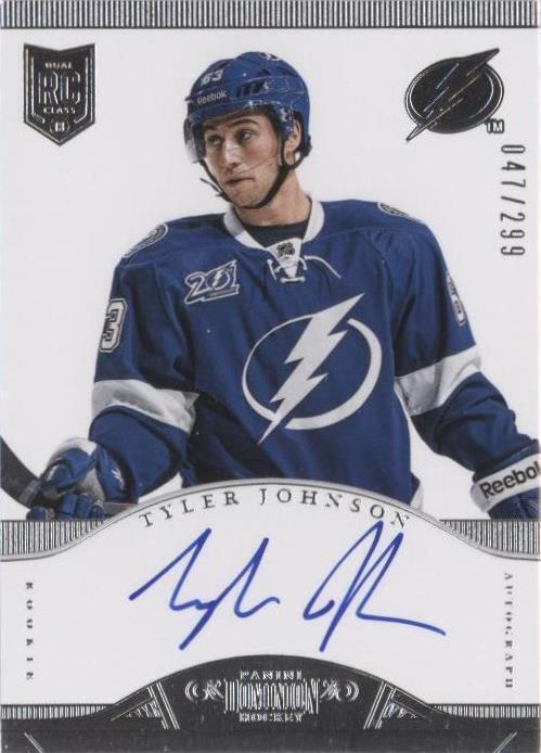 2013-14 Panini Dominion - Rookie Autograph Tyler Johnson #120 /299 (AU ...