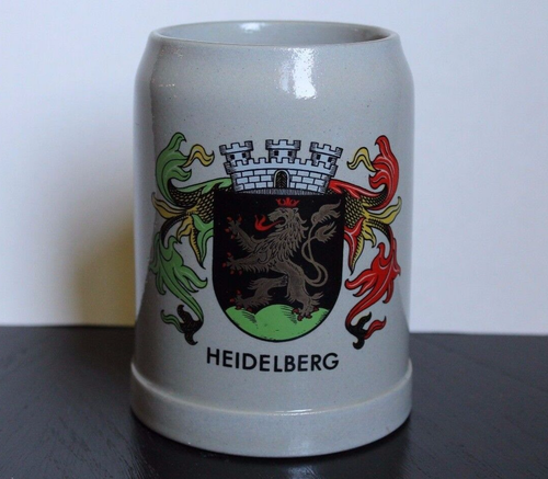 Beer Stein - Gerz - Heidelberg - Coat of Arms - 0.5L - 5 1/4" tall - | eBay