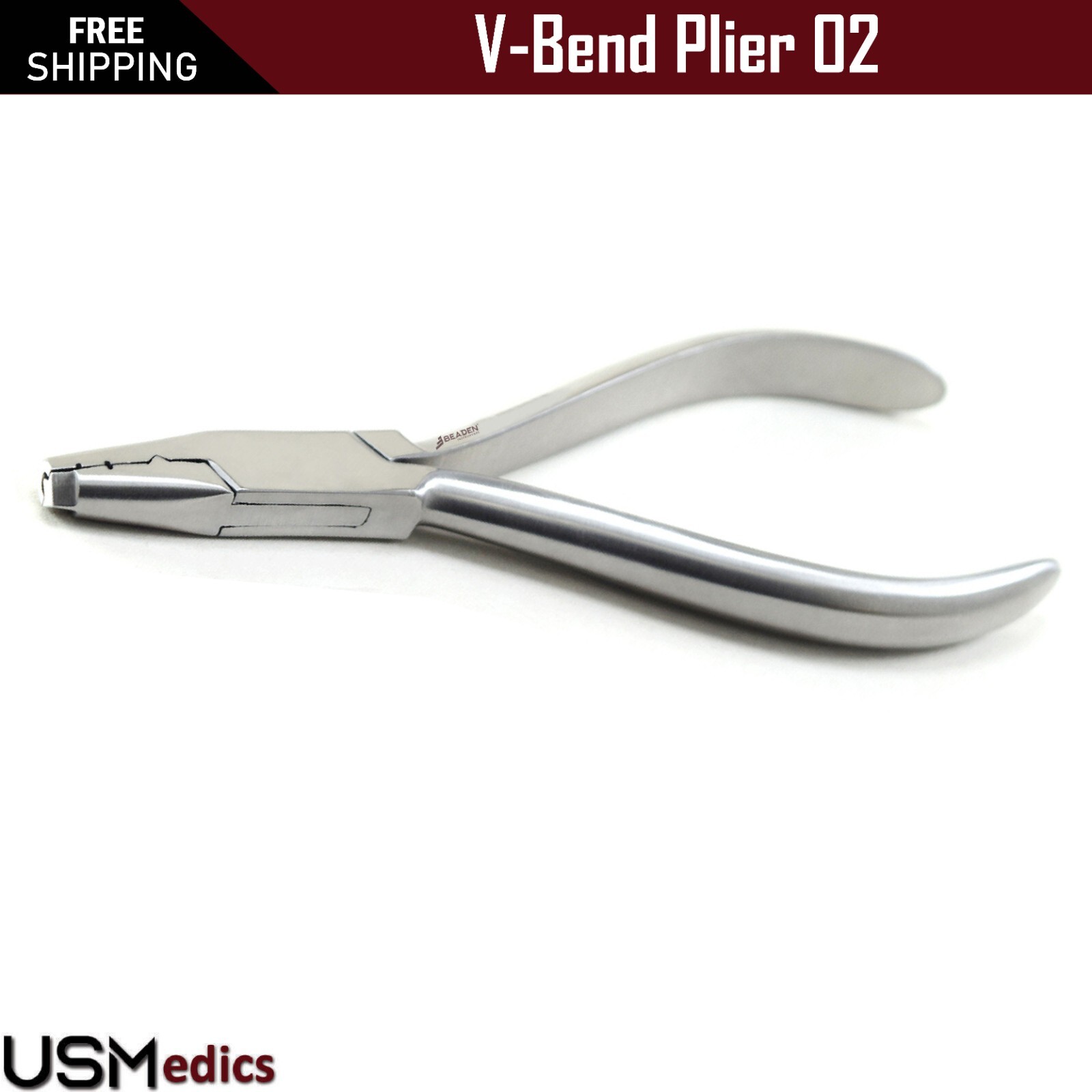 Dental Wire Bending Pliers V-Bend Plier 02 Orthodontic Dental Archwires ...