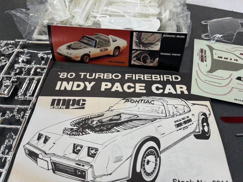 MPC 1980 Pontiac Trans Am Indy Pace car 1/25 KIT McM Bagged kit | eBay