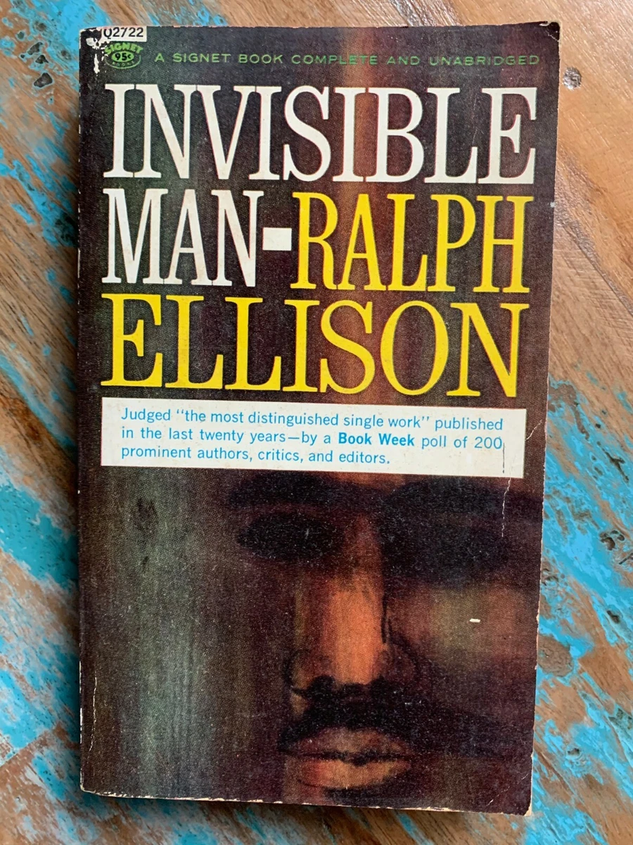 Invisible Man Ralph Ellison Book Cover