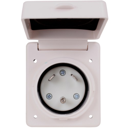 30 AMP RV Shore Power Inlet 125V Receptacle Camper Motorhome Van TT30 ...