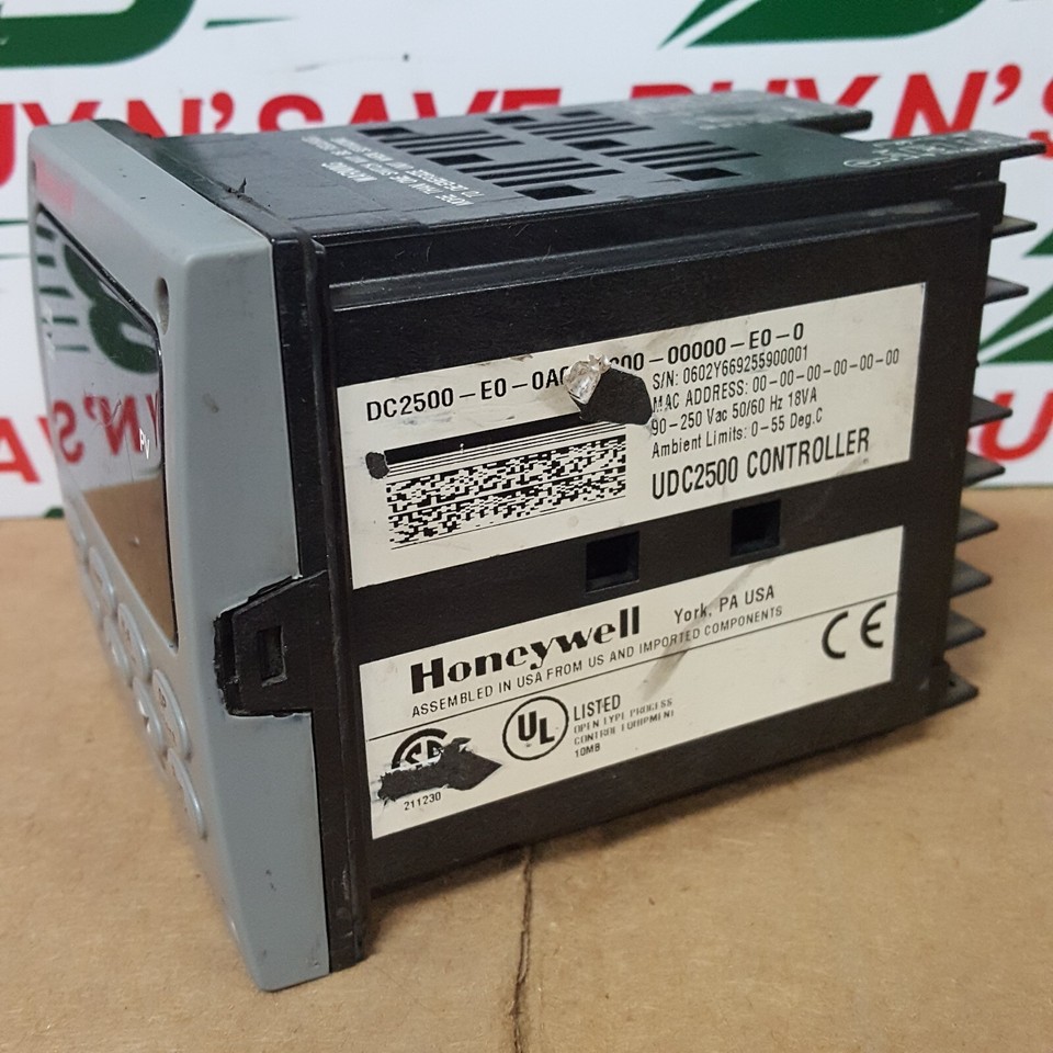 Honeywell UDC2500 Controller DC2500-E0-0A00-200-E0-0 - USED | eBay