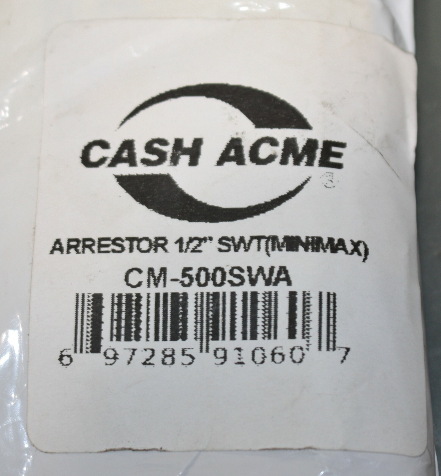 Cash Acme Water Hammer Arrestor CM-500SWA, 1/2", Sweat Fitting, Copper ...