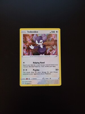 Indeedee, Pokémon TCG, Shining Fates, Holo, Near Mint. | eBay