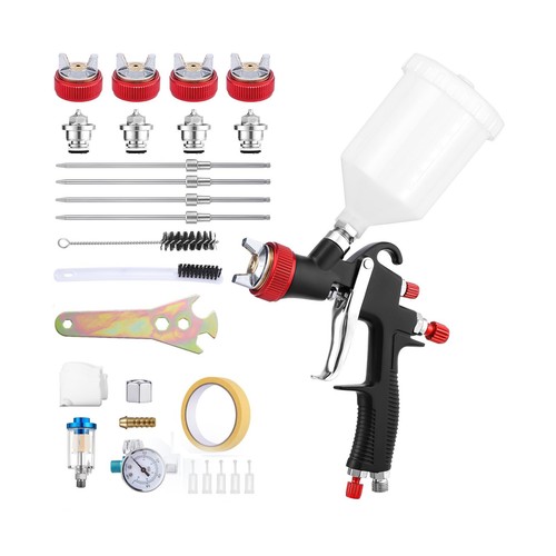 R500 LVLP Air Spray Gun Premium Kit, Automotive Paint Spray Gun with 1. ...