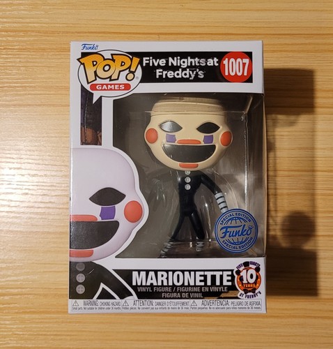 Funko Pop Five Nights at Freddy's Marionette 1007 Funko Special Edition ...