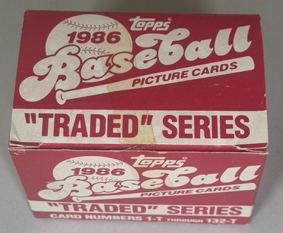 1986 Topps Traded Baseball Unopened Factory Set (132) Barry Bonds RC | eBay