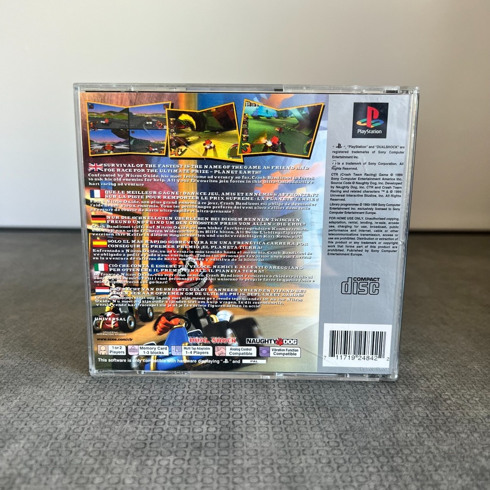 Crash Team Racing CTR PlayStation 1 PS1 Spiel | Platinum | Komplett mit Hülle & | eBay