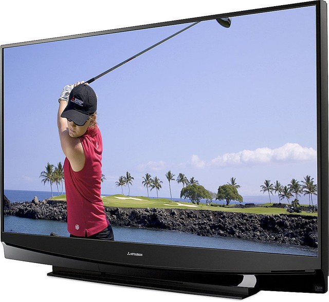 Mitsubishi WD-73737 73" 3D-Ready 1080p HD Rear-Projection Television ...