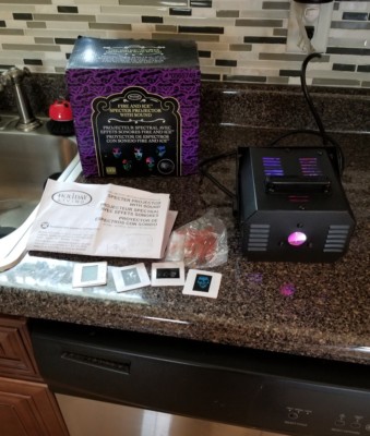 Holiday living/Gemmy Fire and Ice Halloween Indoor Specter Projector ...