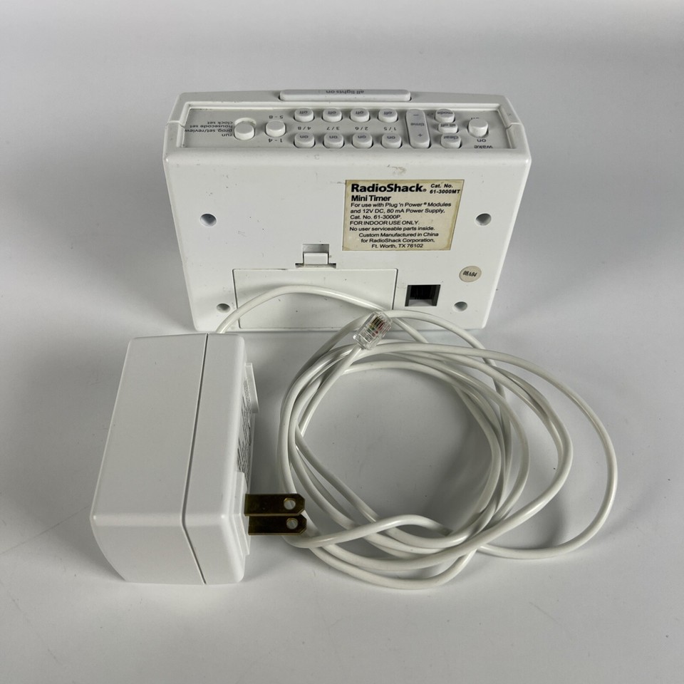 Radio Shack Plug ‘n Power Mini Controller Timer Tandy 61-3000MT | eBay