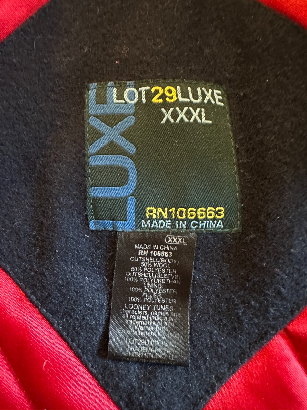 Lot 29 Lux Vtg Marv the Martian Bomber Varsity Jacket XXXL 3XL | eBay