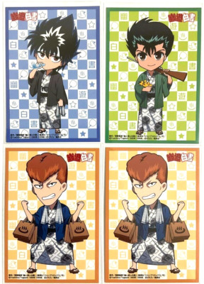 Yu Yu Hakusho Raku Spa Mini Card Yusuke Urameshi Kazuma Kuwabara Hiei ...