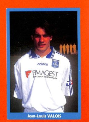FOOTBALL / CARTE JOUEUR AJ AUXERRE / FIMAGEST / JEAN-LOUIS VALOIS | eBay