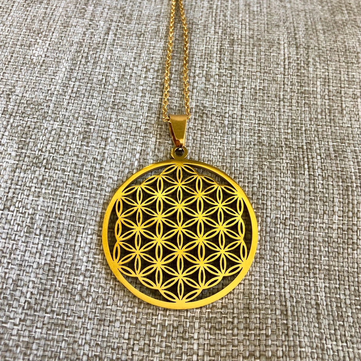 Solid Gold Flower Of Life Pendant | Best Flower Site