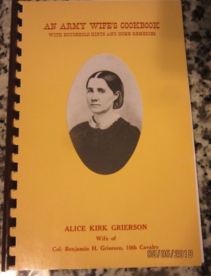 An Army Wife's Cookbook by Alice K. Grierson (1972, Spiral) U.S. ARMY ...