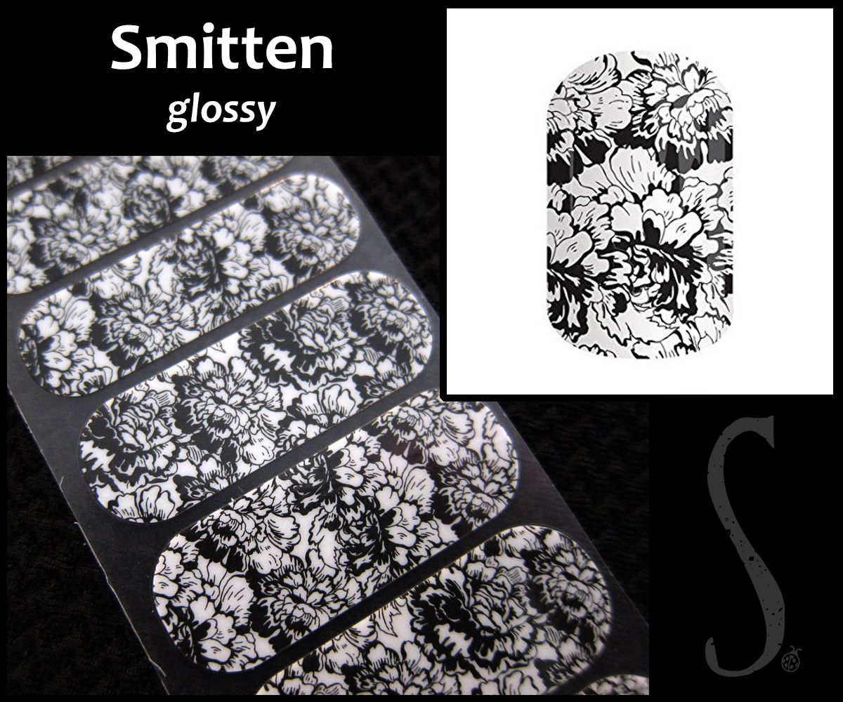 Black Floral Jamberry