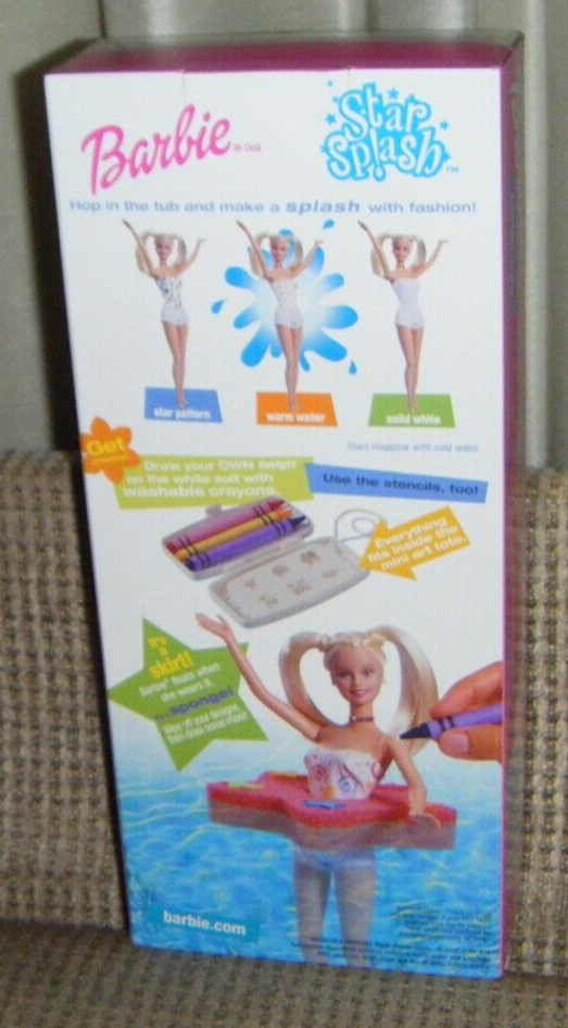 2000 STAR SPLASH BARBIE DOLL MIB Mattel #29260 Bathtime Activity Set | eBay