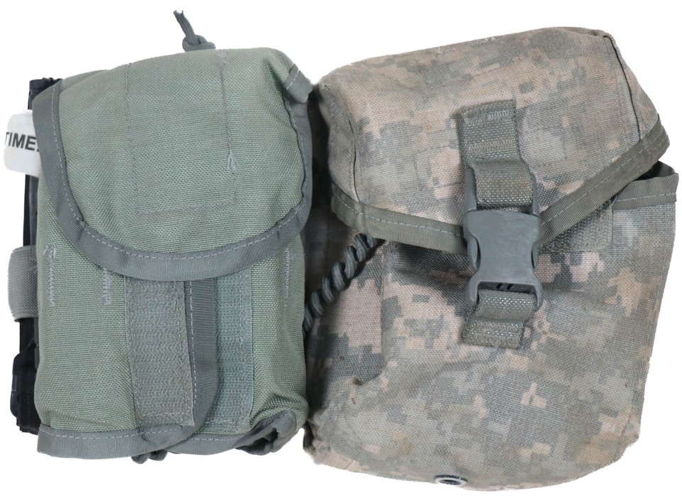 Complete US Army Molle IFAK Individual First Aid Kit Pouch ACU UCP w ...