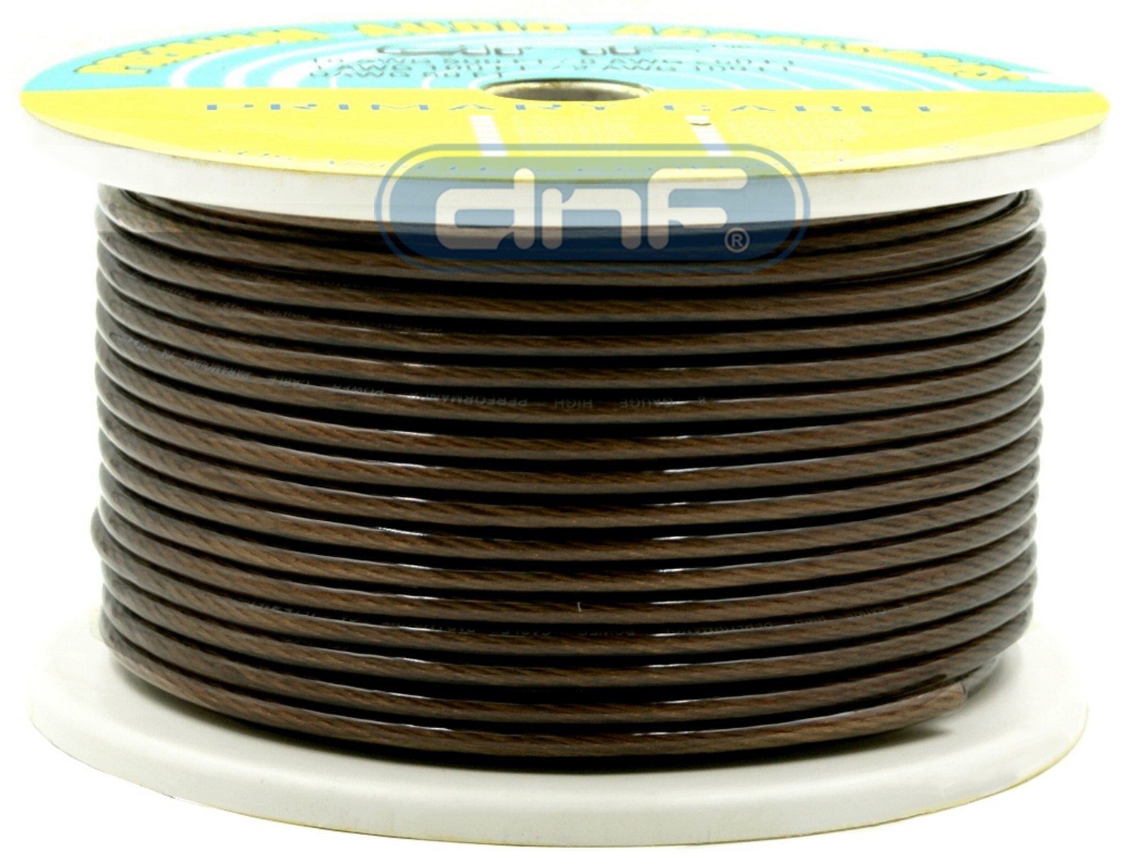 8-10 Gauge 100% OFC Black See Through Power Cable 250 Feet- SAME DAY ...