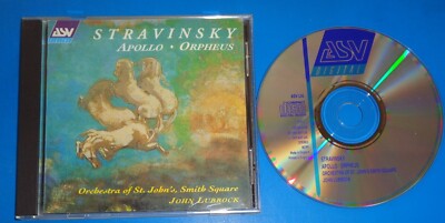 John Lubbock STRAVINSKY Apollo / Orpheus - ADV CD | eBay
