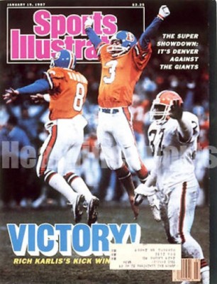 1987 Rich Karlis Denver Broncos Sports Illustrated | eBay