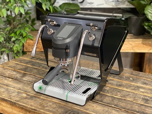 SAN REMO YOU 1 GROUP NOIR TOUTE NOUVELLE MACHINE À CAFÉ ESPRESSO LATTE ...