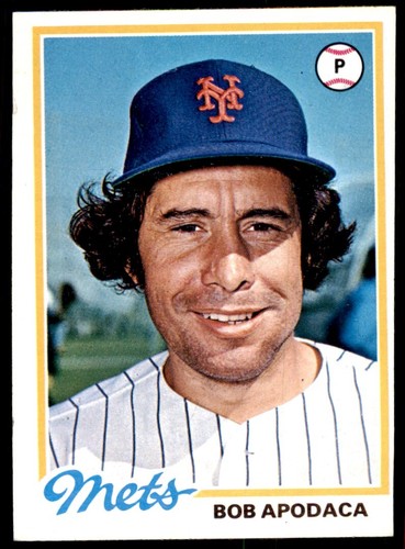 1978 TOPPS BOB APODACA 100 NEW YORK METS #592 | eBay