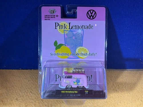 I10-57 M2 MACHINES - 1960 VW DELIVERY VAN - PINK LEMONADE / PUCKER UP ...