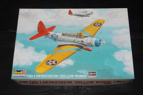 Hasegawa Revell Monogram 1/48 TBD-1 DEVASTATOR YELLOW WINGS Model Kit ...
