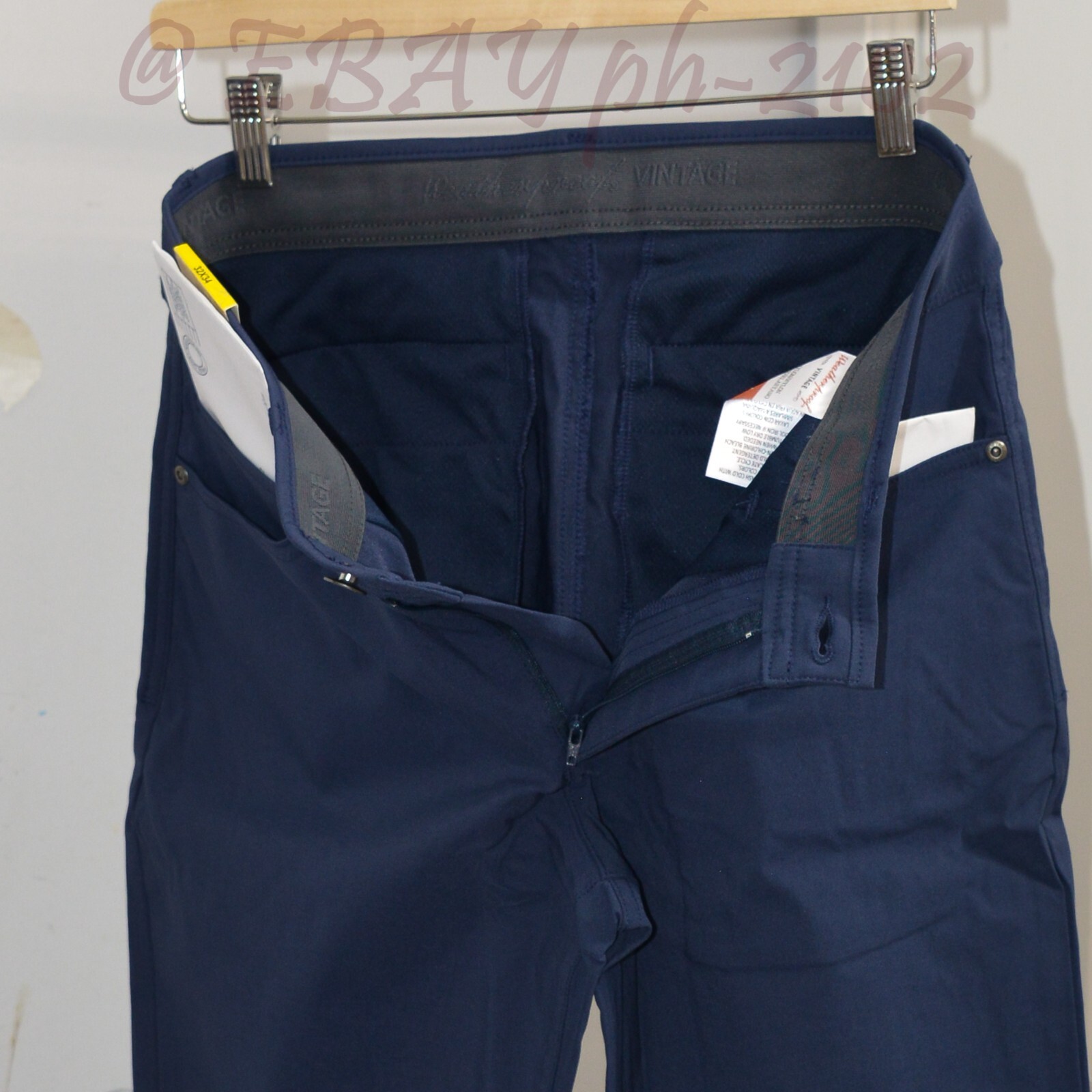 Weatherproof Vintage Men’s Tech Pant in Blue Black Tan | eBay