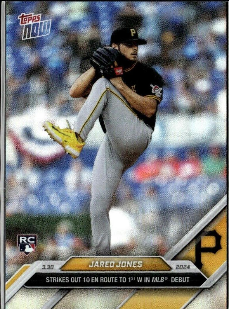 2024 Topps Now - Jared Jones #23SP Sp Variations (RC) for sale online ...
