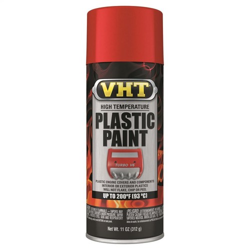VHT SP821 VHT High Temperature Plastic Paint; Matte; Red; 11 oz ...