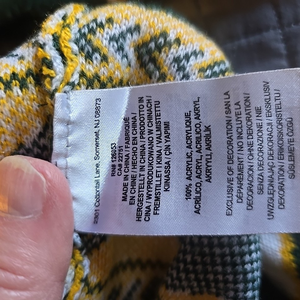 Green Bay Packers Aaron Rodgers #12 Glitter Sweater Womens L Gameday ...