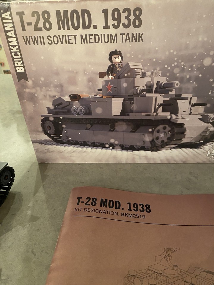 Brickmania WW2 Soviet Medium Tank T-28 MOD. 1938 BKM2519 | eBay