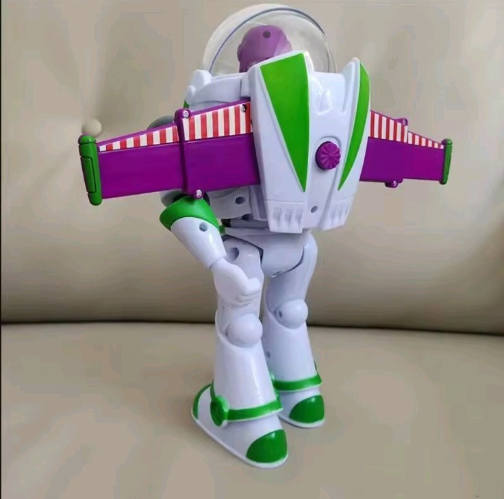 Toy Story Buzz Lightyear Model Toys Pixar Electric Walking Robot Doll ...