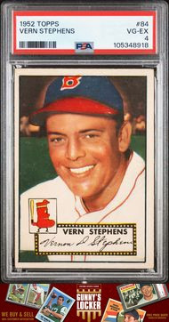 1952 Topps #84 Vern Stephens PSA 4 | eBay