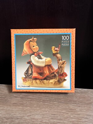 NEW Sealed NIP FX SCHMID MJ Hummel 100 Piece 7x7 USA Puzzles Girl Bird ...