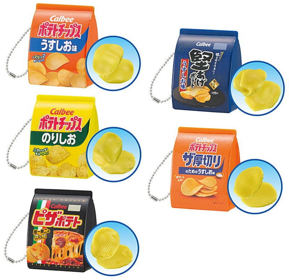 Potato Chip Shock Mini / Capsule Toy 5 Type Comp Set Gacha Japan | eBay
