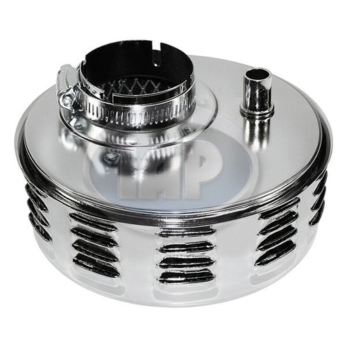 CHROME AIR CLEANER w/ LOUVERS 5-3/8" DIAMETER 2" NECK VOLKSWAGEN BUG ...
