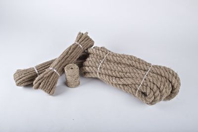 100% European Flax Linen Hemp Rope Twisted Braided Decking Garden ...