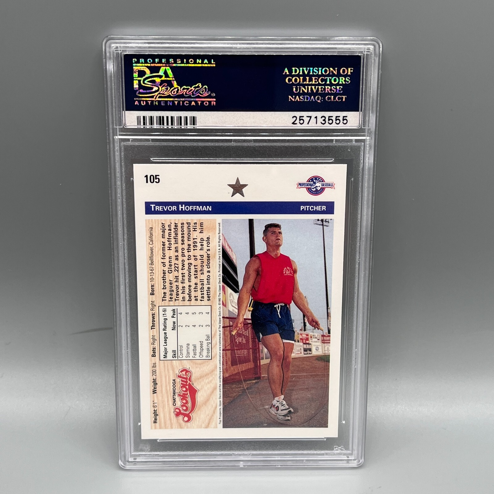 1992+Upper+Deck+Minor+League+-+%23105+Trevor+Hoffman+%28RC%29 for sale ...